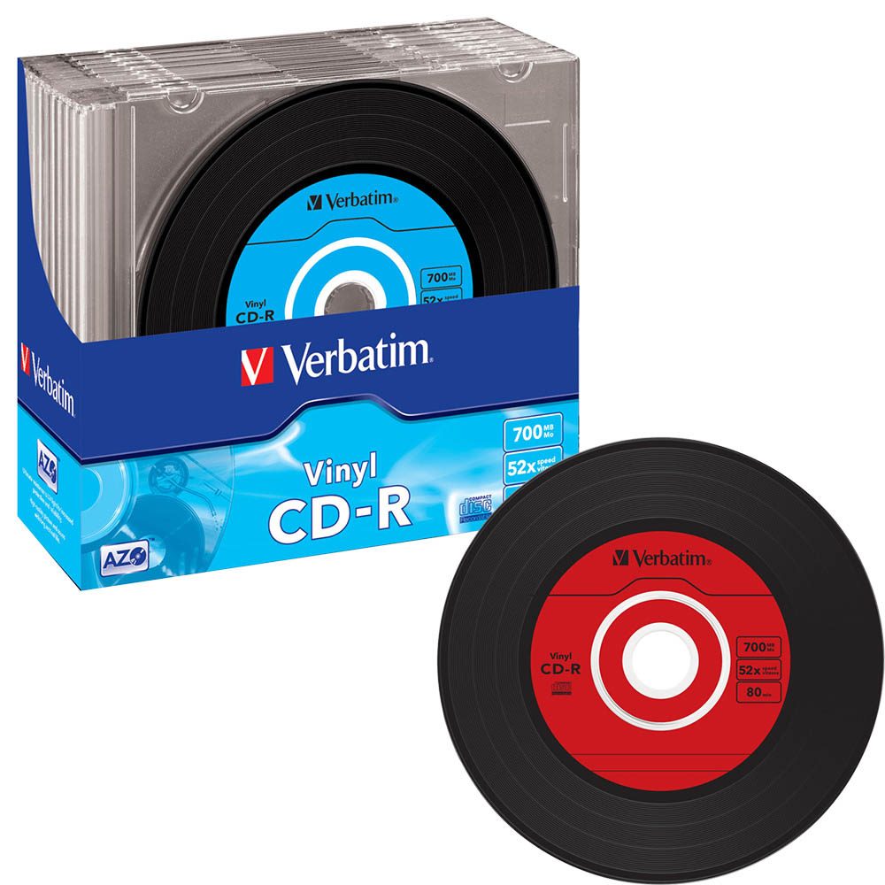 10 verbatim CD-R Vinyl 700 MB | office discount