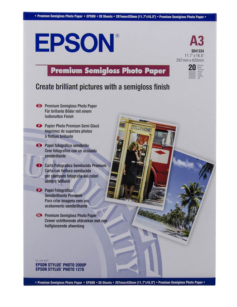 EPSON Fotopapier S041334 DIN A3 matt 251 g/qm 20 Blatt | office discount