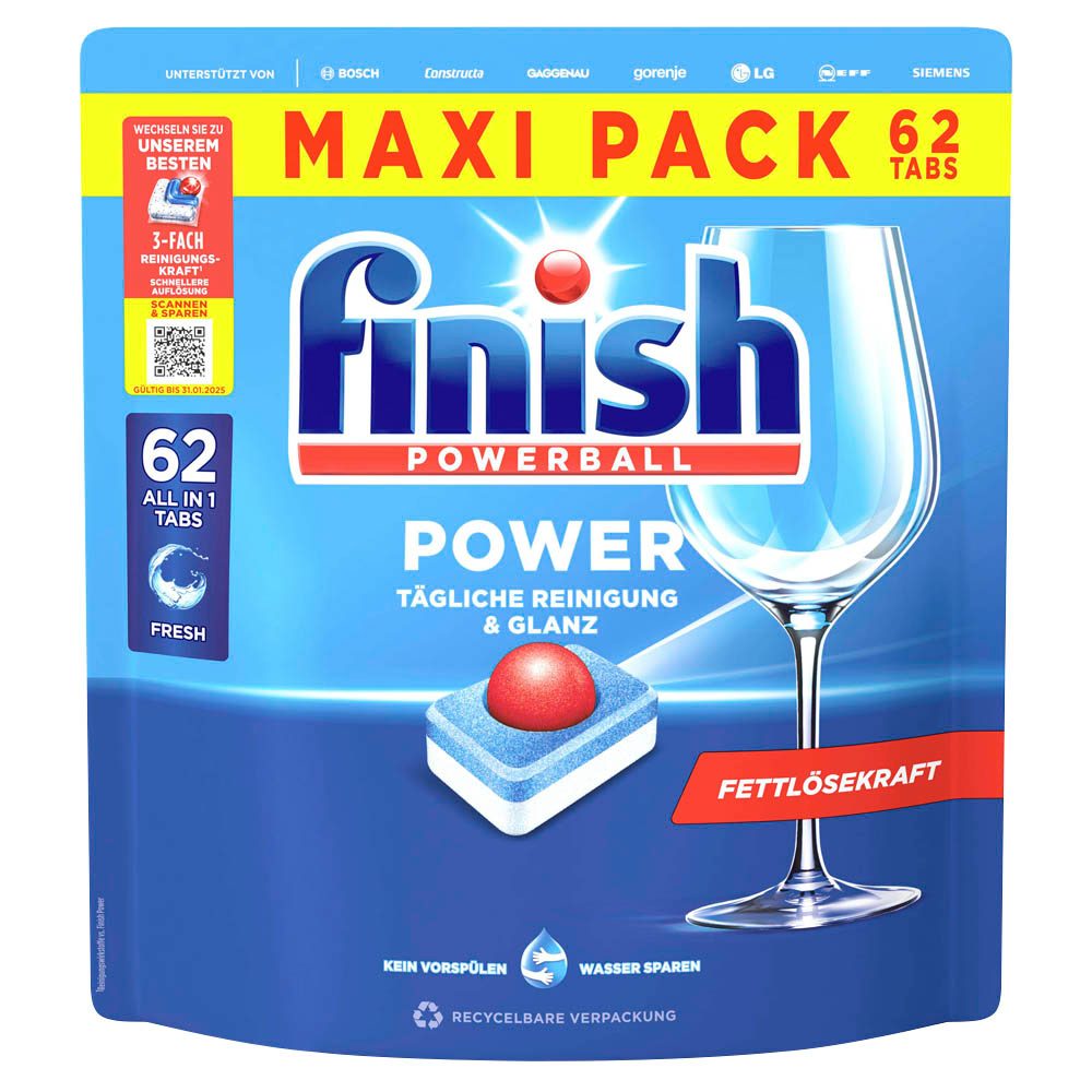 Calgonit finish POWERBALL POWER Spülmaschinentabs 62 St. | office discount