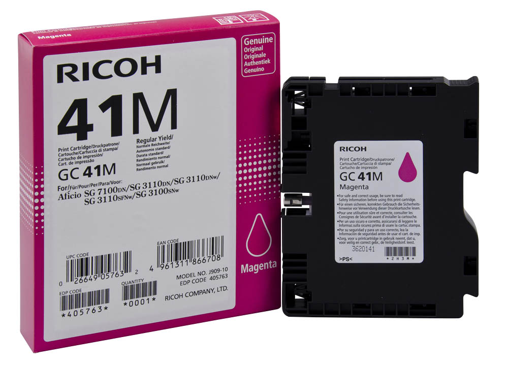 RICOH GC 41K/C/M/Y schwarz, cyan, magenta, gelb Druckerpatronen, 4er-Set | office discount