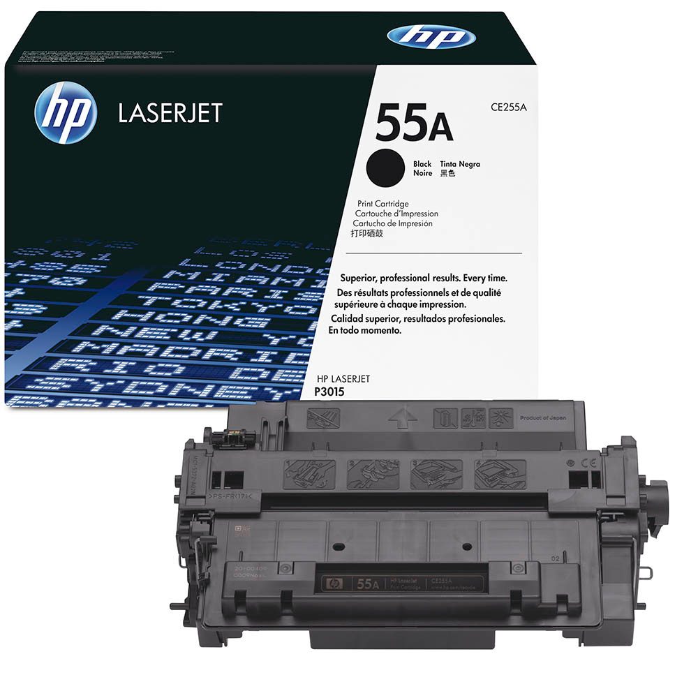 HP 55A CE255A schwarz Tonerkartusche office discount