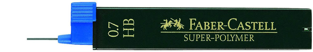 FABER-CASTELL SUPER-POLYMER Feinminen-Bleistiftminen schwarz HB 0,7 mm, 12 St. | office discount