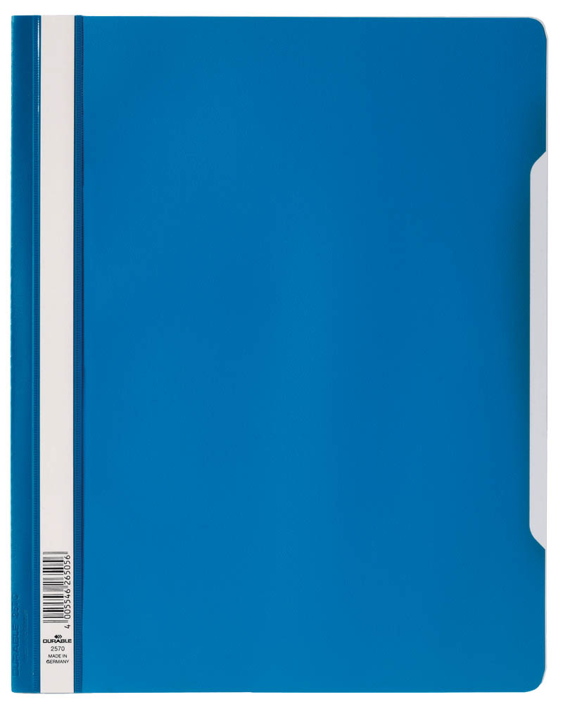 50 DURABLE Schnellhefter Kunststoff blau DIN A4 überbreit | office discount
