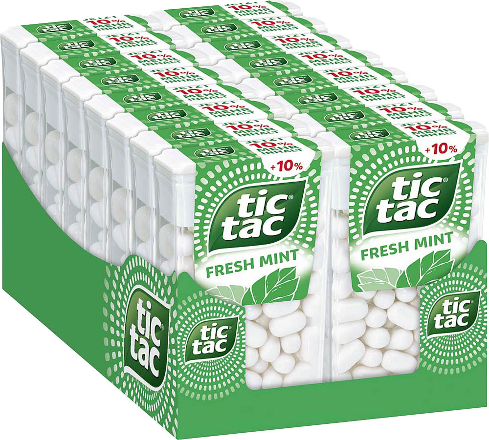tic tac fresh mint Bonbons 16x 54 g | office discount